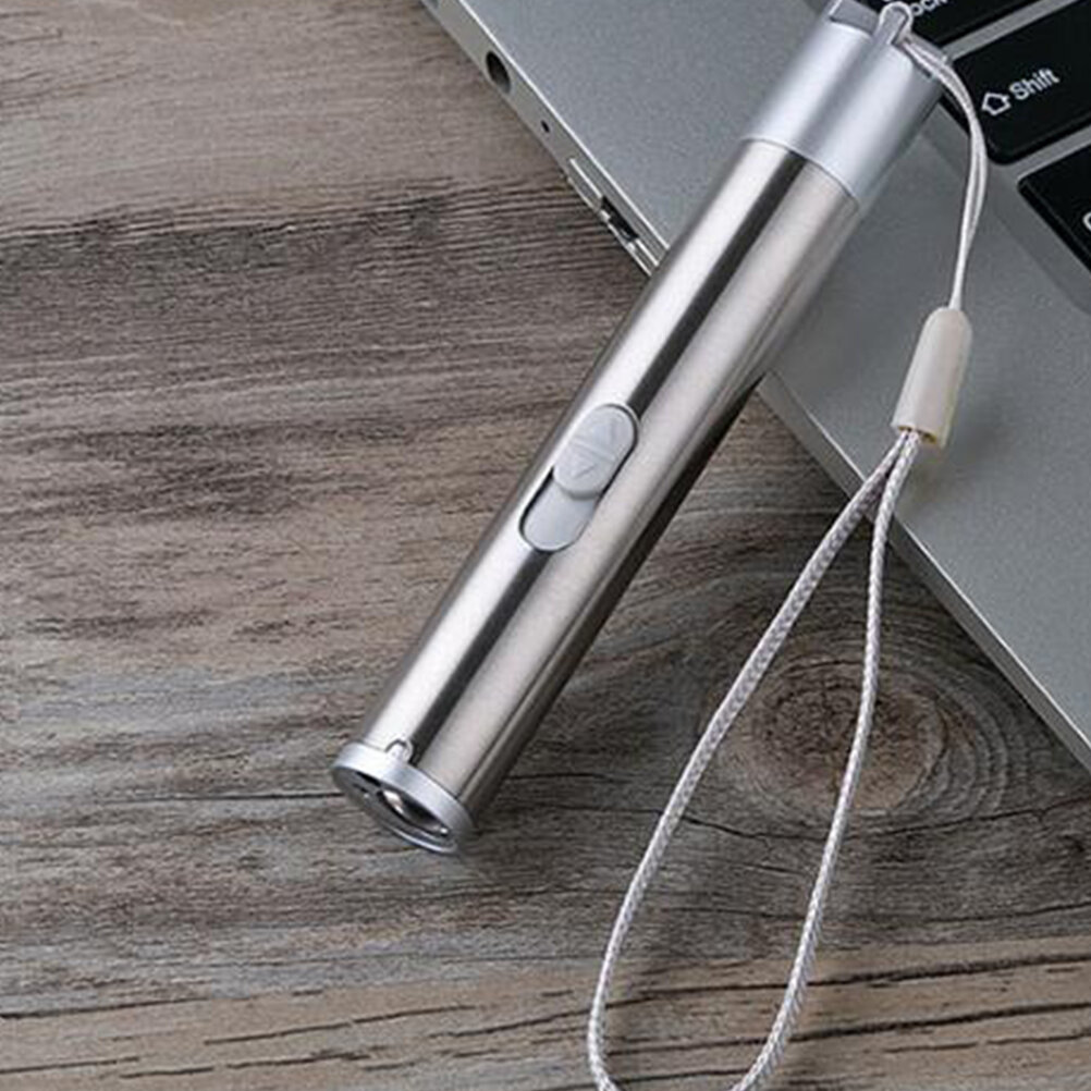 Перезаряжаемый фонарь через USB, компактный размер 10×1,5 см, с расширенными функциями освещения