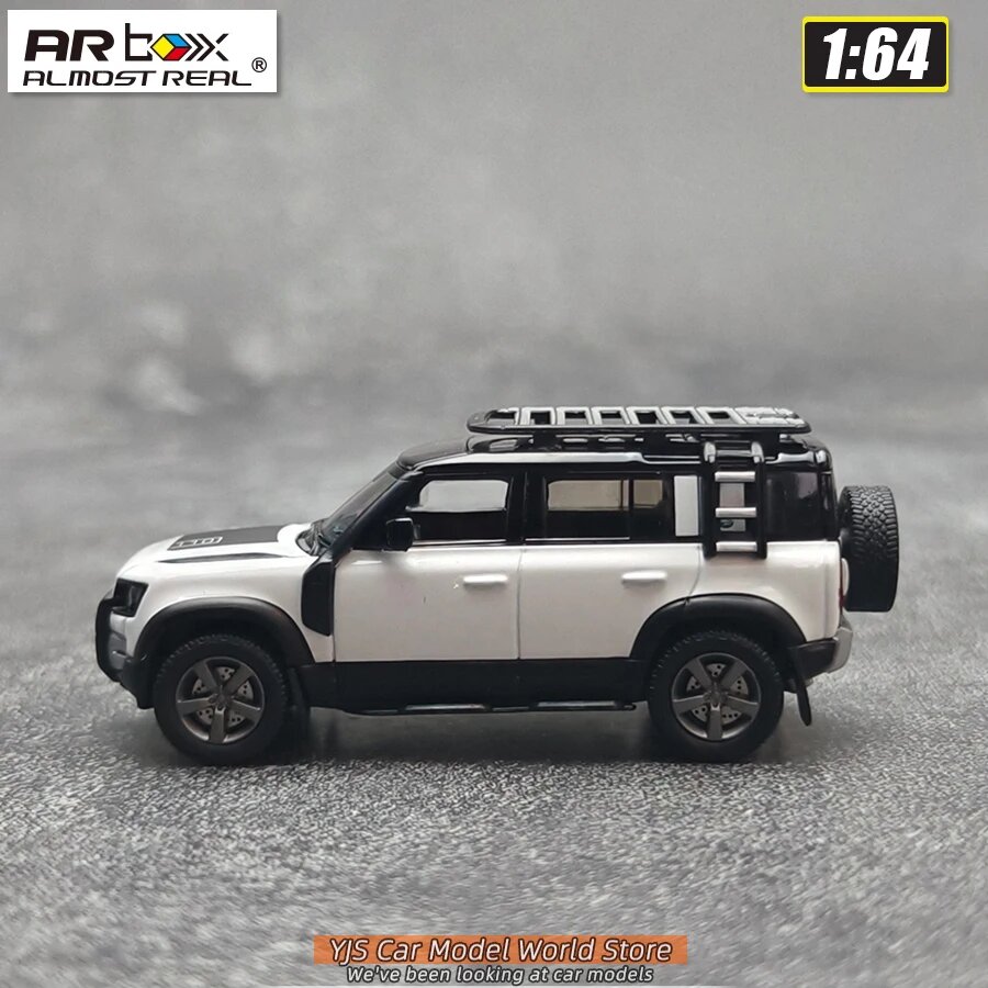 AR BOX Диорама Land Rover Defender 110 Defender 90 1/64 110 White