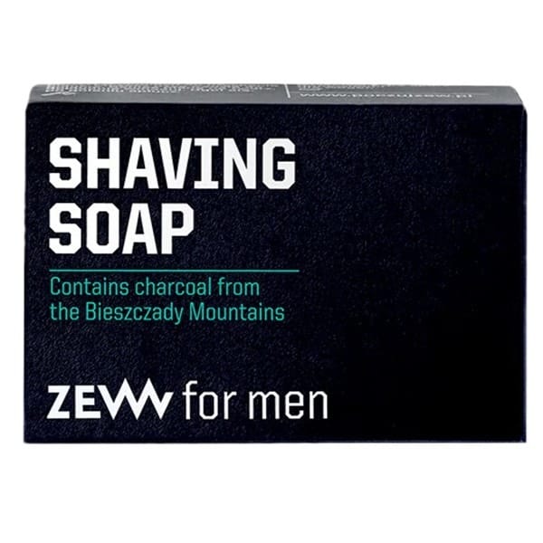 Средство для бритья Zew For Men мыло для бритья с древесным углём из Бещад, 85 мл