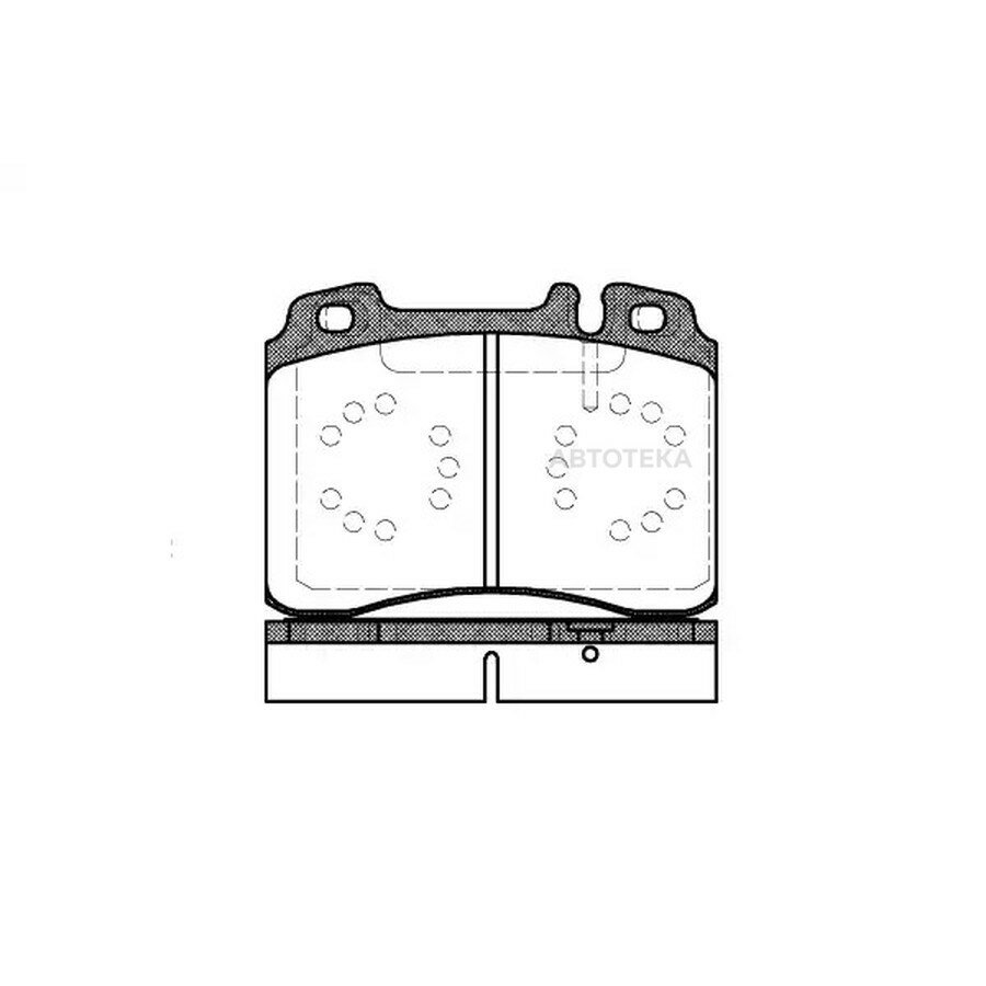 Колодки торм. пер. REMSA 037920 MERCEDES W201 E2,5i 16V 91-93 W124 280 300 320 400 500E 89-93