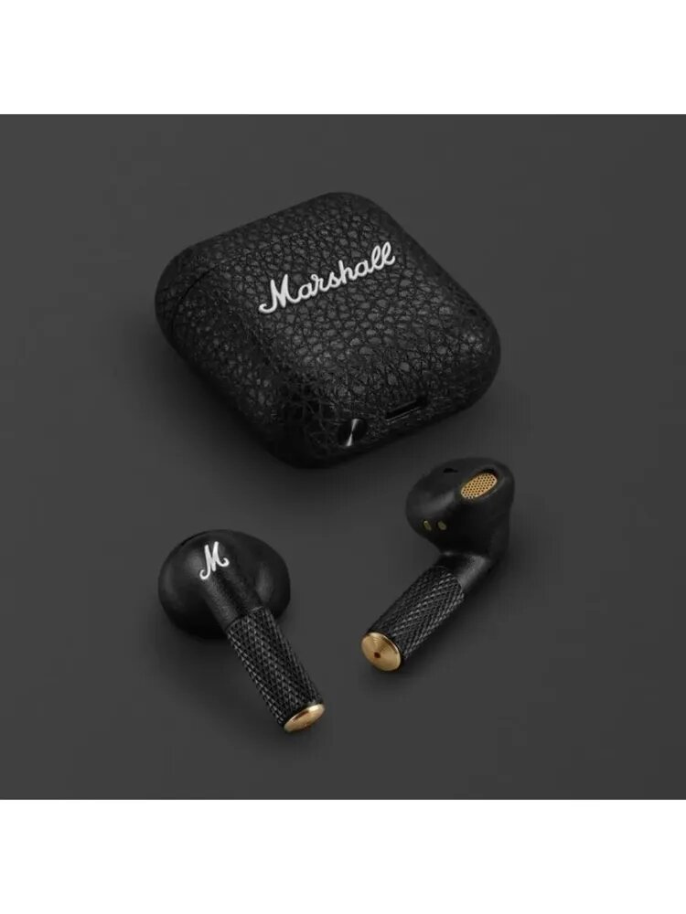 Беспроводные наушники-вкладыши с микрофоном, черные, Bluetooth 5.3, Minor III, USB Type-C