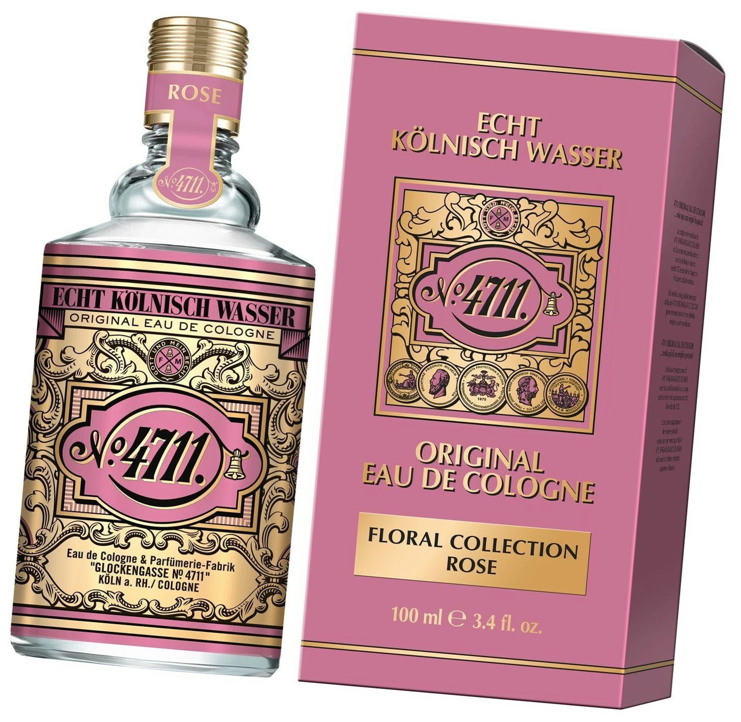 4711 Rose Eau De Cologne 100 мл для мужчин и женщин / Роза Розовый одеколон