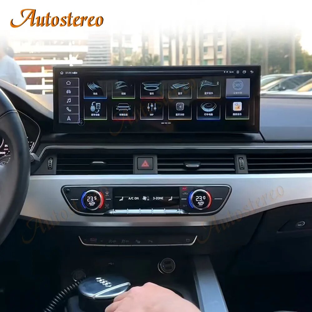 ID8 14,9 дюймов Android 14 Carplay 4G для Audi A4 A5 B9 2016-2021 Автомобильный мультимедийный плеер GPS-навигация Авторадио Экран Головное устройство