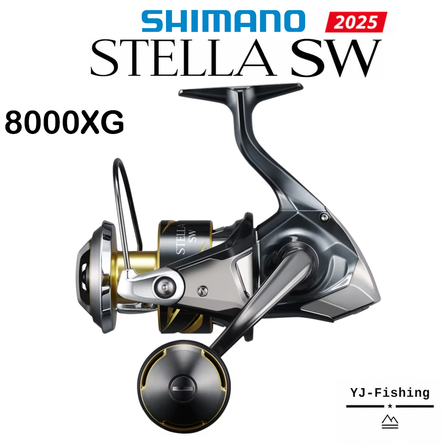 SHIMANO 2025 STELLA SW 8000XG Спиннинговое катушка Подходит для Морская и пресной, Япония