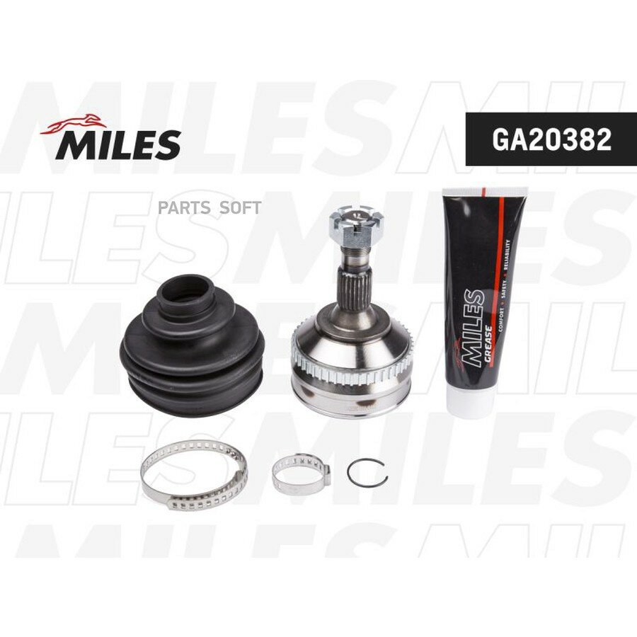 GA20382 Шарнир равных угловых скоростей от официального дистрибьютора, MILES, артикул GA20382