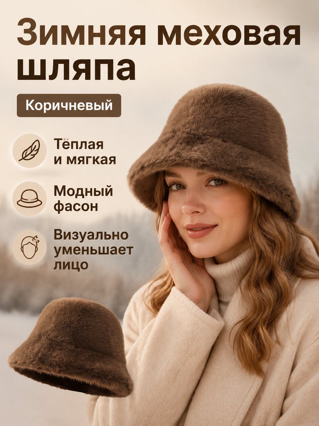 Чепчик  для женщин