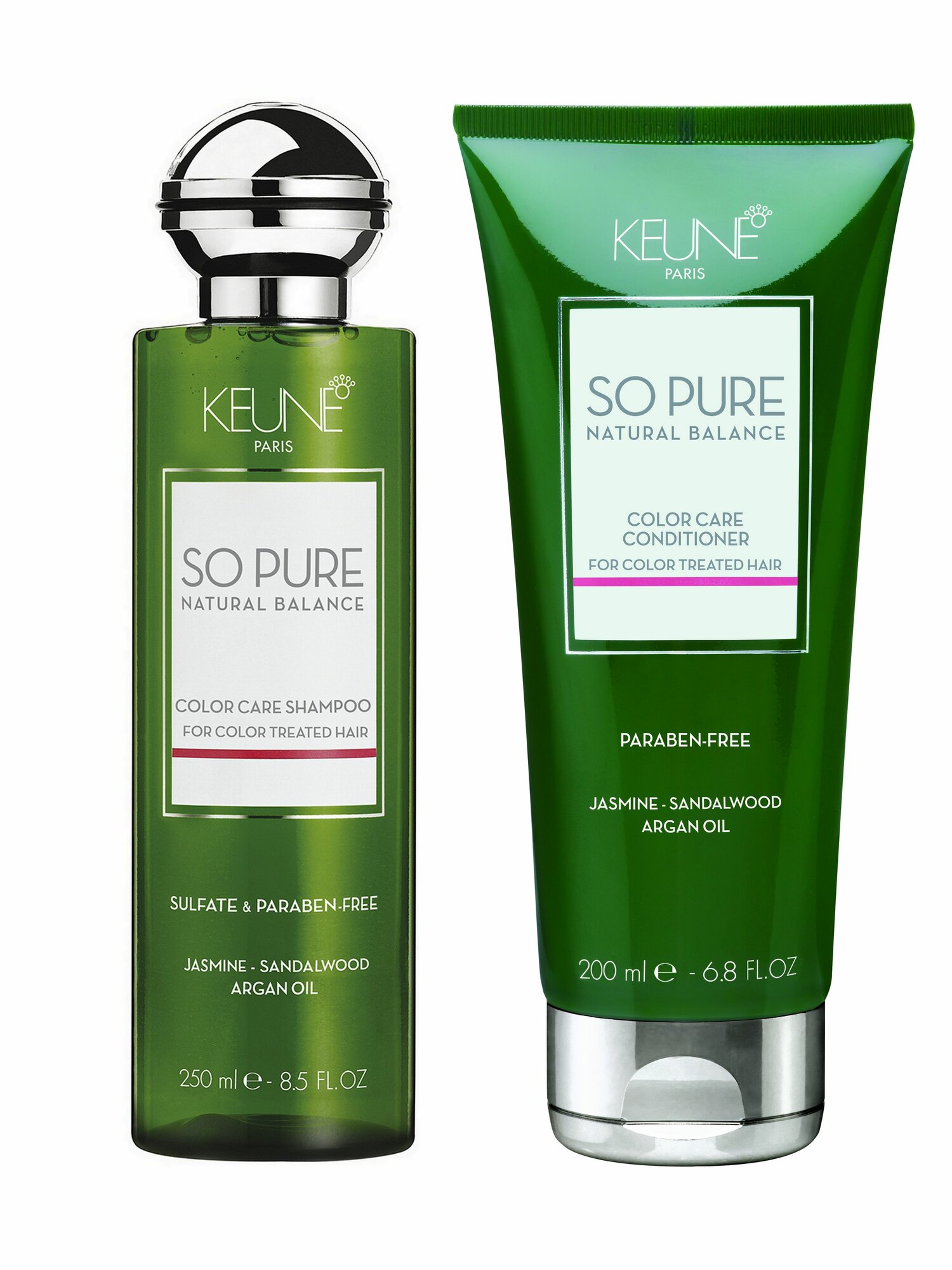KEUNE Набор Шампунь + Кондиционер Защита Цвета So Pure Color Care, 250+200 мл.