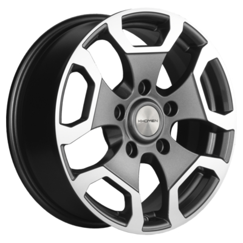 Диск колесный Khomen Wheels KHW1725 (Niva 4x4) 6,5x17 5x139,7 Dia98.5 ET35 цвет Gray-FP