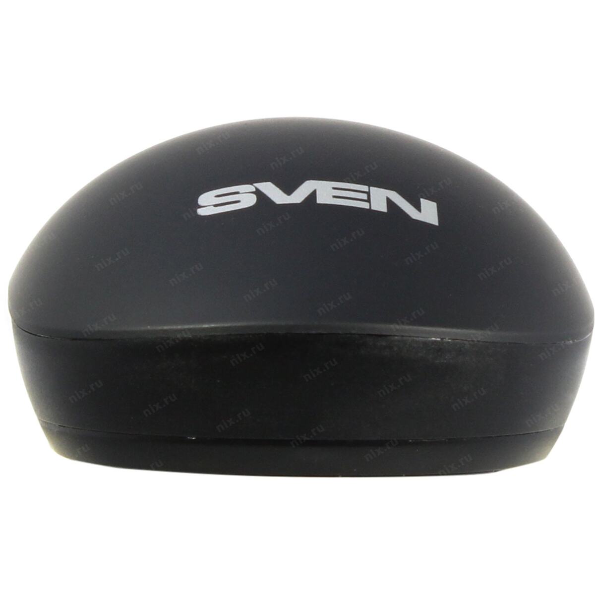 SVEN Wireless Optical Mouse RX-222W Black (RTL) USB/BT 4btn+Roll — фото 1