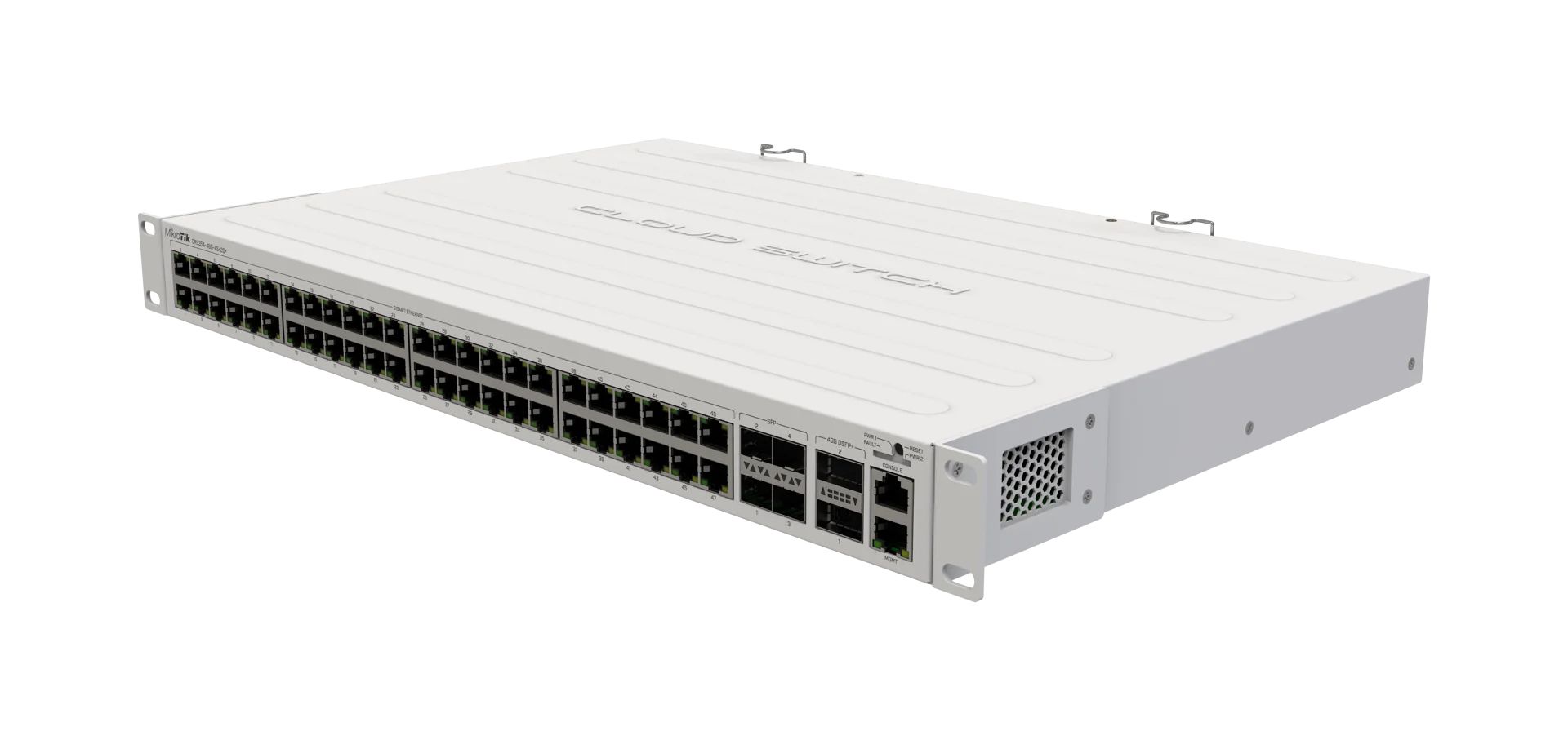 Коммутатор сетевой MikroTik CRS354-48G-4S+2Q+RM, 54 портов, до 40 Гбит/с, управляемый