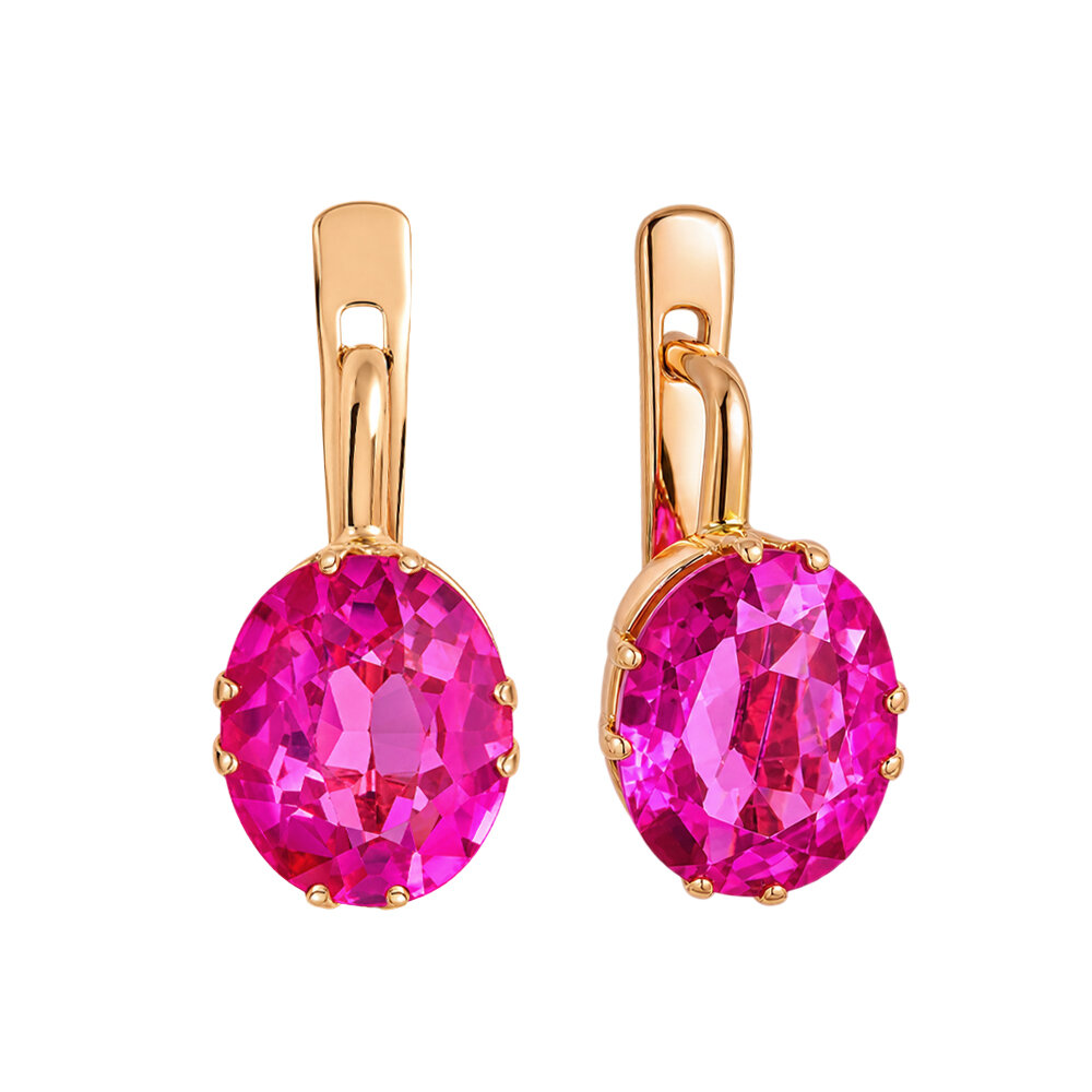 серьги из золота