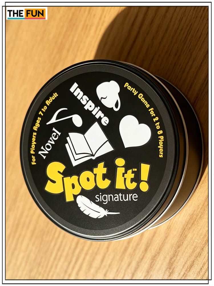 Настольная игра Доббль/ Дубль Spot it! Signature- отличное развлечение для всей семьи и забавный подарок на !