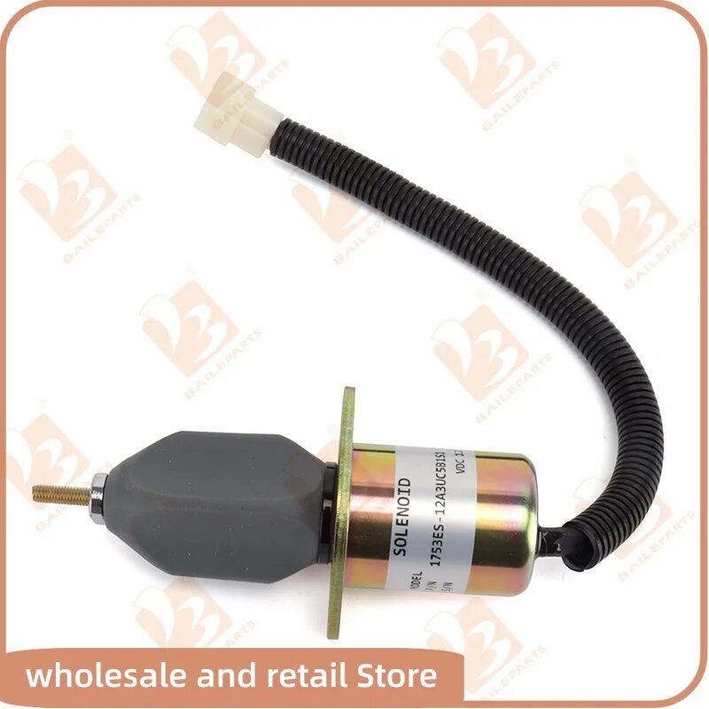 Топливный клапан отсечки 12V 1753ES-12A3UC5B1S1 SA-3840T для Yanmar 4TNE94 4TNE98 4TNC88 B27-2 B22 B50-2