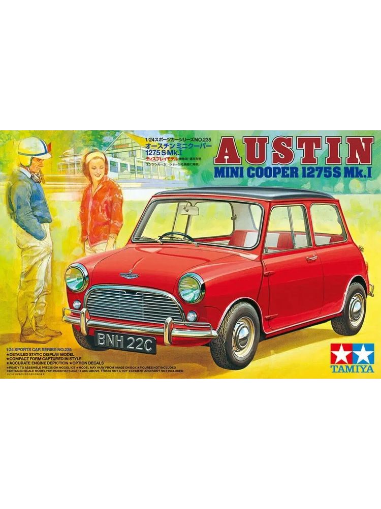 Tamiya 24235 Austin Mini Cooper 1275S Mk.I 1/24 Scale сборная модель
