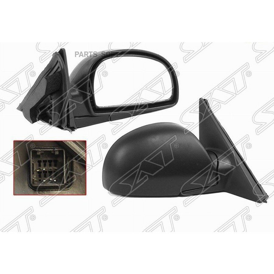 Зеркало Hyundai Accent 99-12 / ТагАЗ Accent 99-12 (Справа/ Обогрев/ Регулировка/ 5 контактов) от официального дистрибьютора, SAT, артикул STHN04940D1