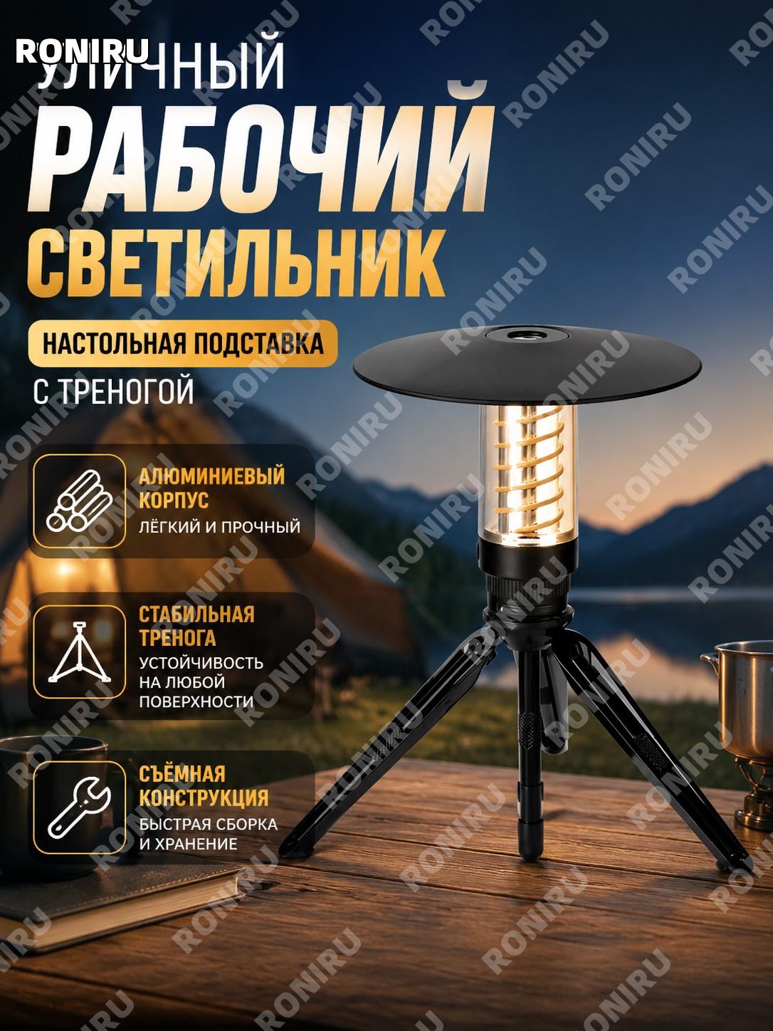 Набор уличного рабочего освещения, комплект для работы на улице, практичное решение для освещения разных задач