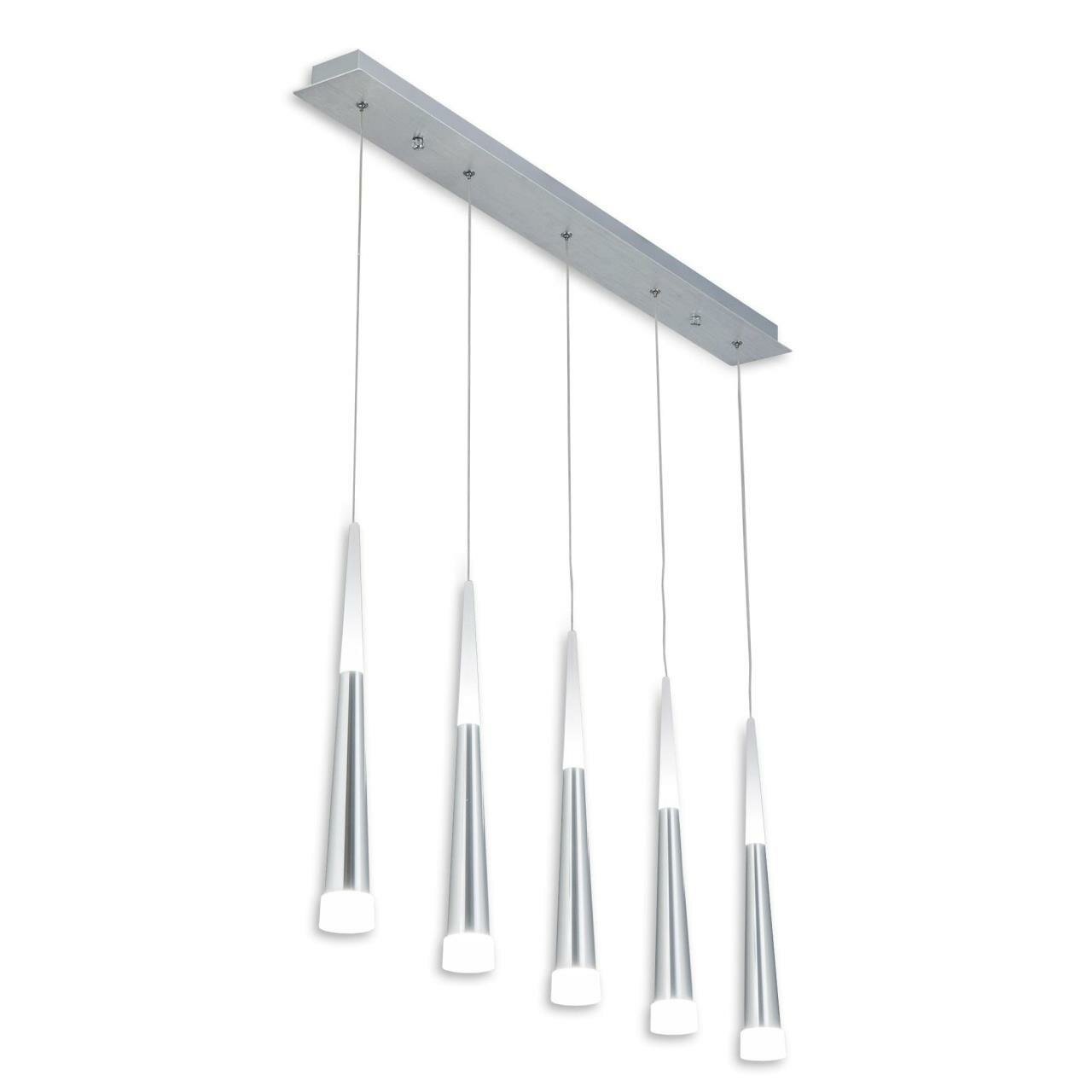 Подвесной светильник Citilux Вегас CL227050, LED 35 Вт, хром матовый/белый