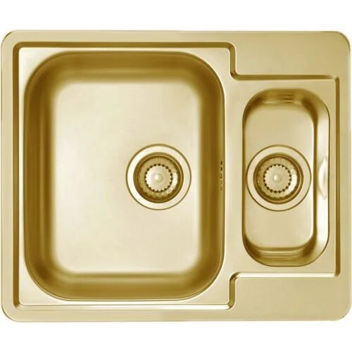 Мойка LINE 50 MONARCH GOLD 615X500 в компл. с выпуском без сифона