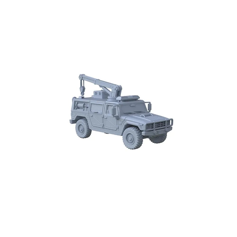 Сборная модель 1/700: 3D-печать тактического спасательного автомобиля, DIY военная модель для макетных сцен