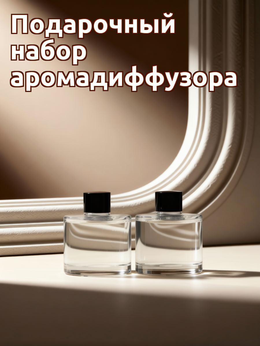 Набор Из 1 Штуки Стеклянная Бутылка Для Ароматерапии Перфюмерная Палочка 6.2X5X5Cm