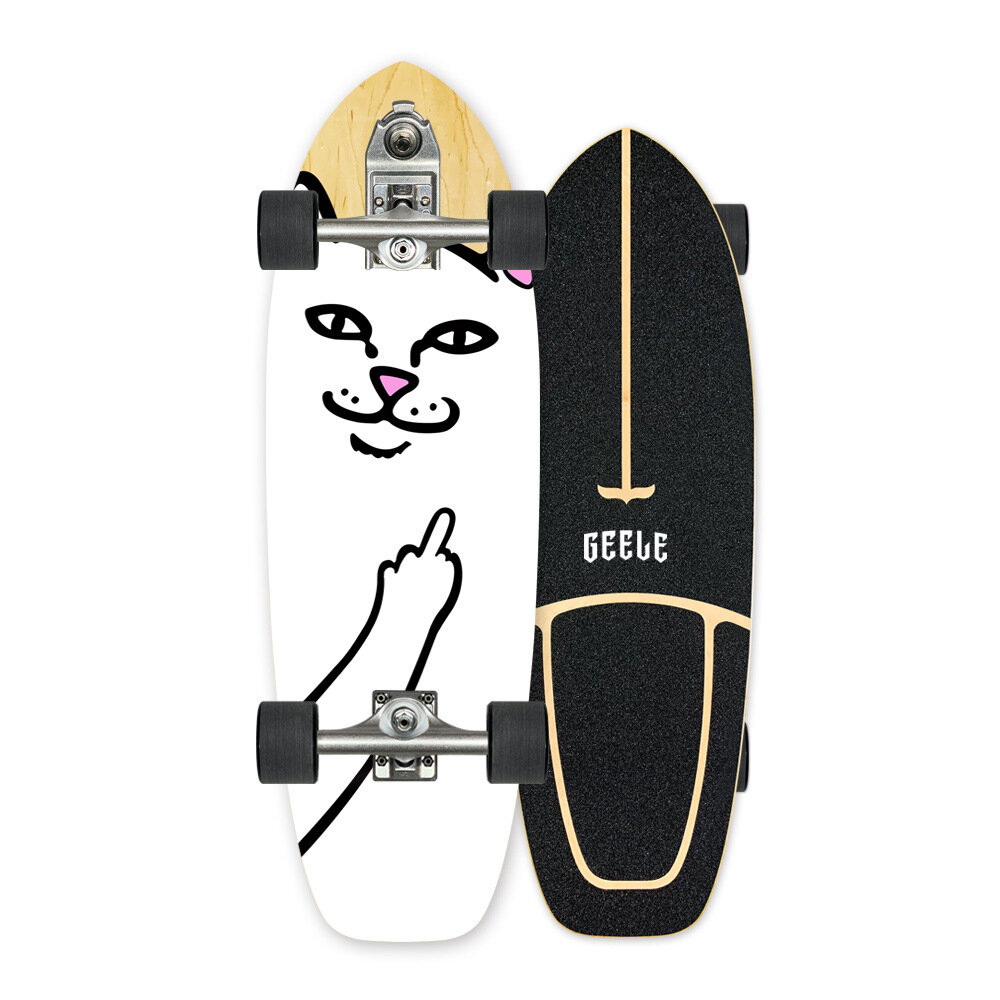 Geele V7 Land Surfboard Skateboard Water Bridge Professional Board Adult No-Push-Off Simulation Surf and Skiing Training Board