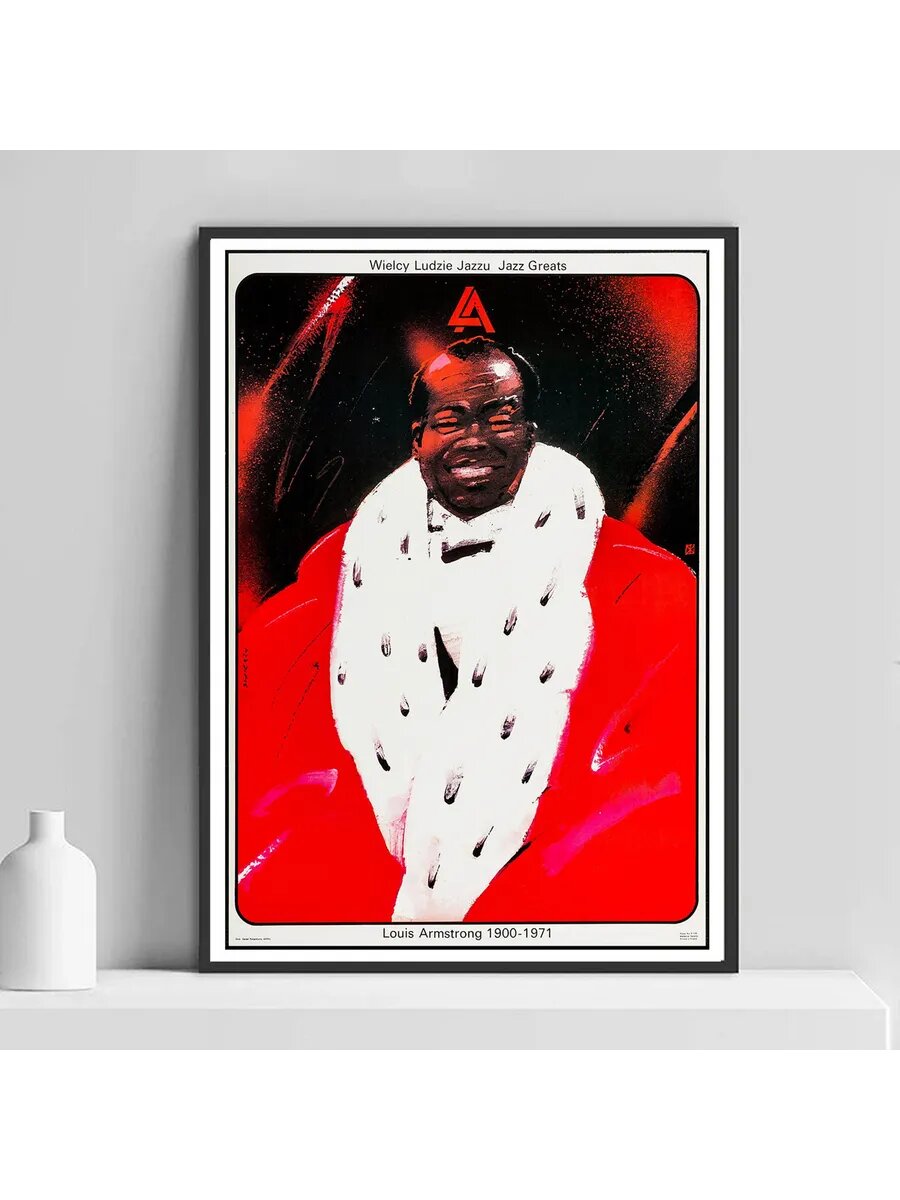 Постер Луи Армстронг Louis Armstrong A3