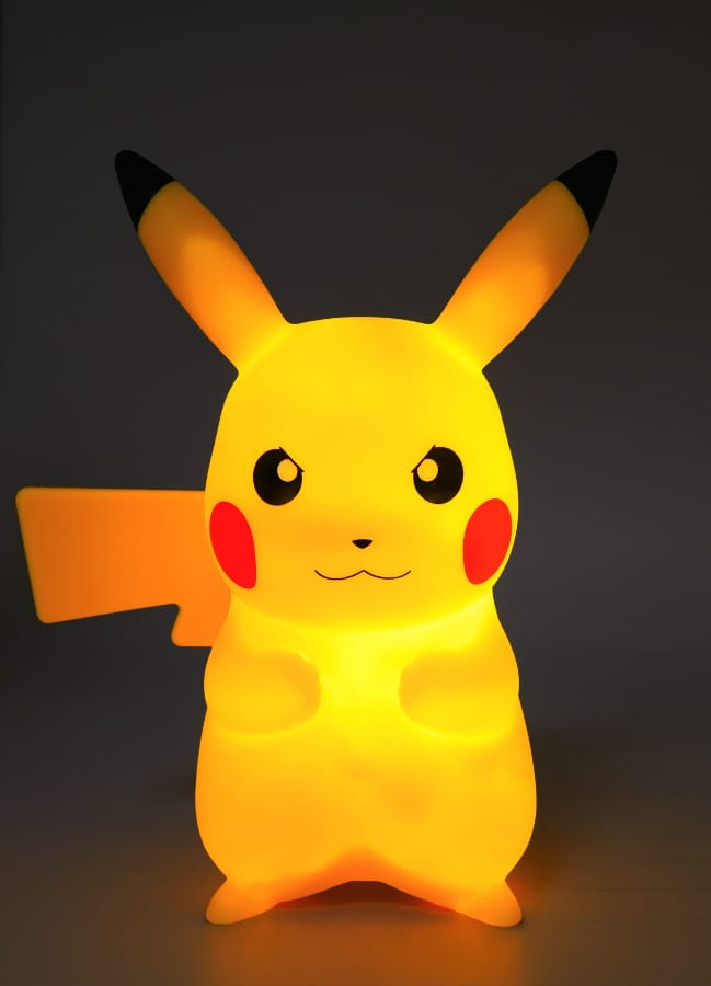 Настольный светильник Teknofun Pokemon Pikachu, желтый, высота 25 см