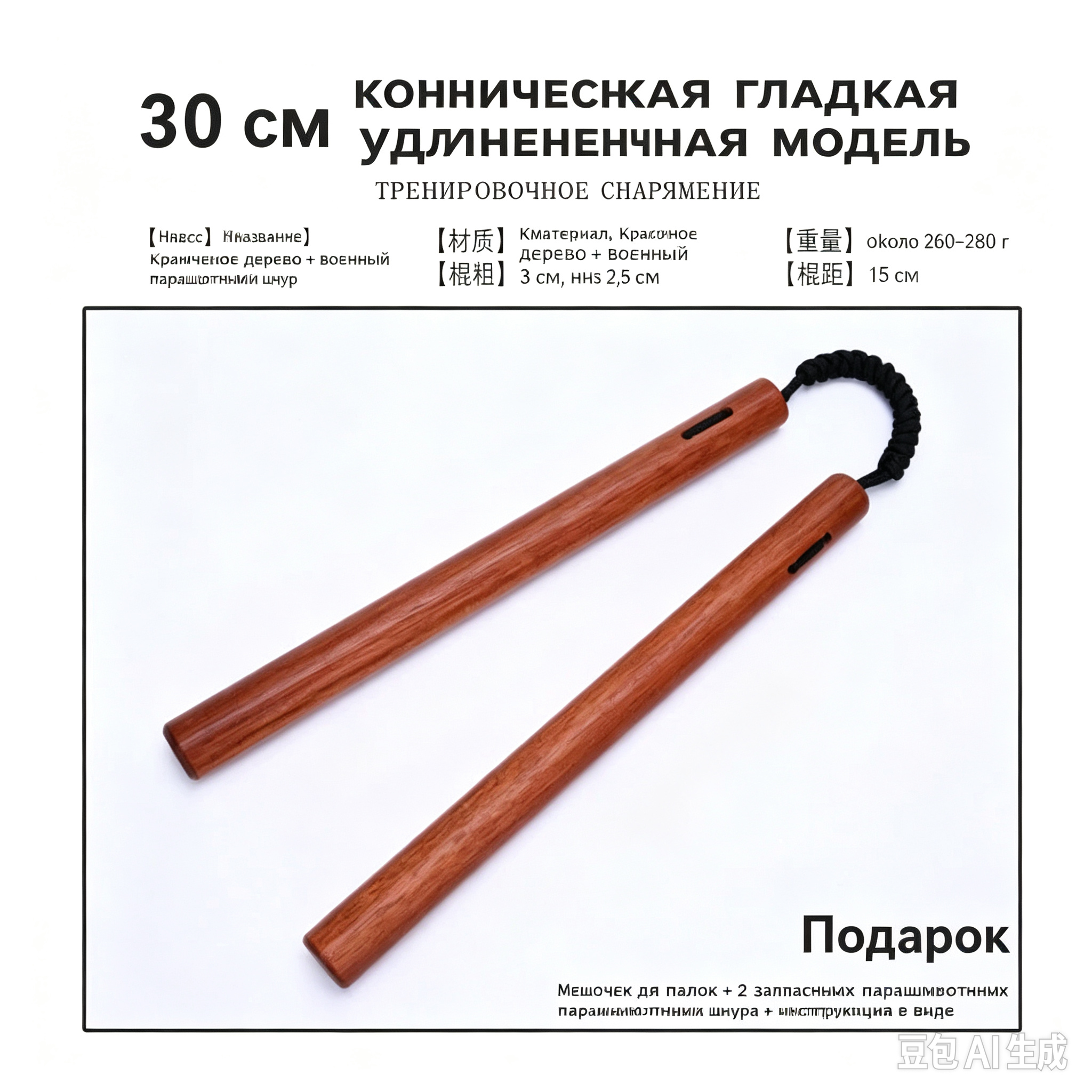 Нунчаки из твердого паракорда, практичные нунчаки для тренировок с веревкой, нунчаки для практики самообороны.