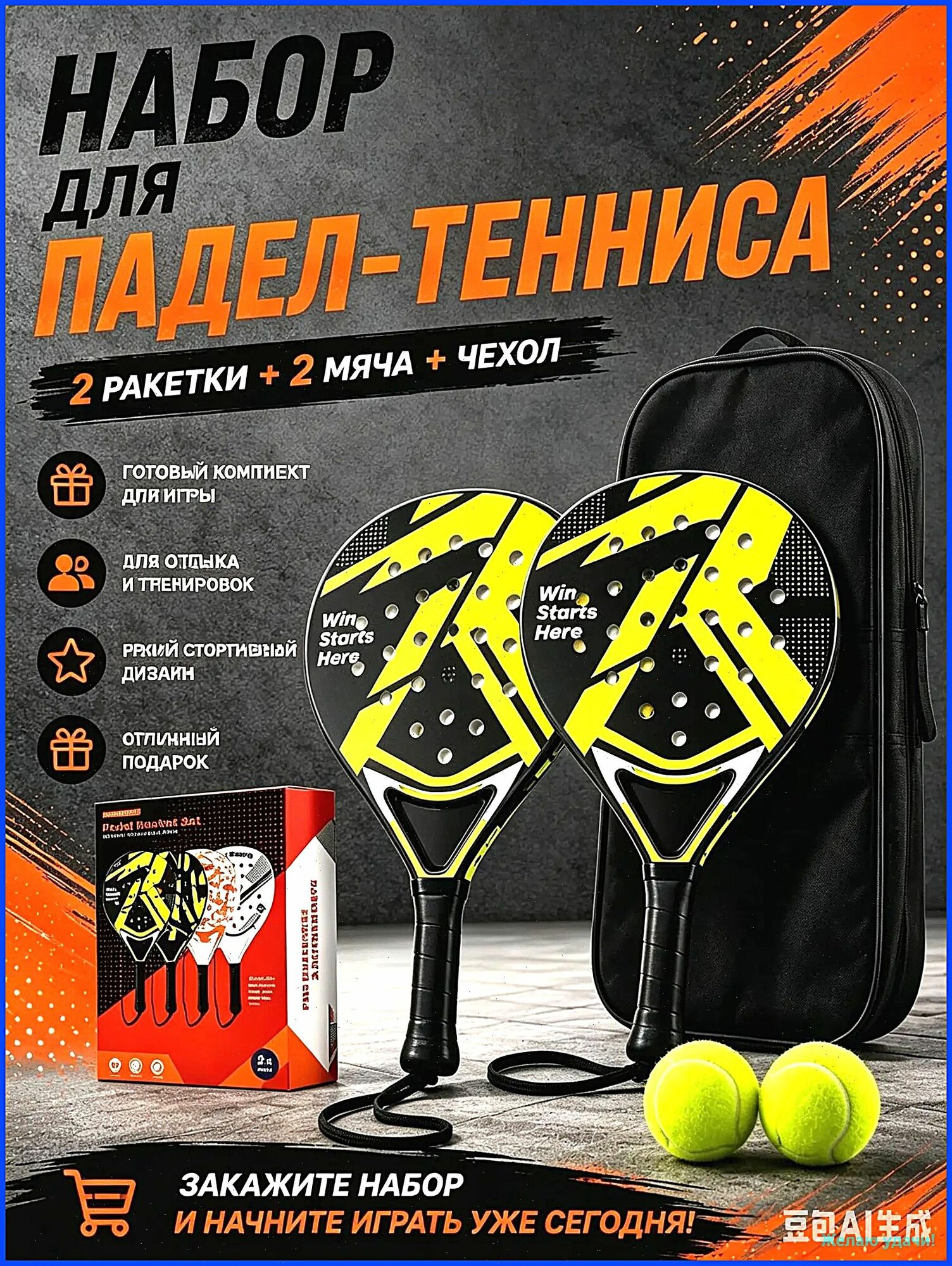 Ракетка для падел тенниса
