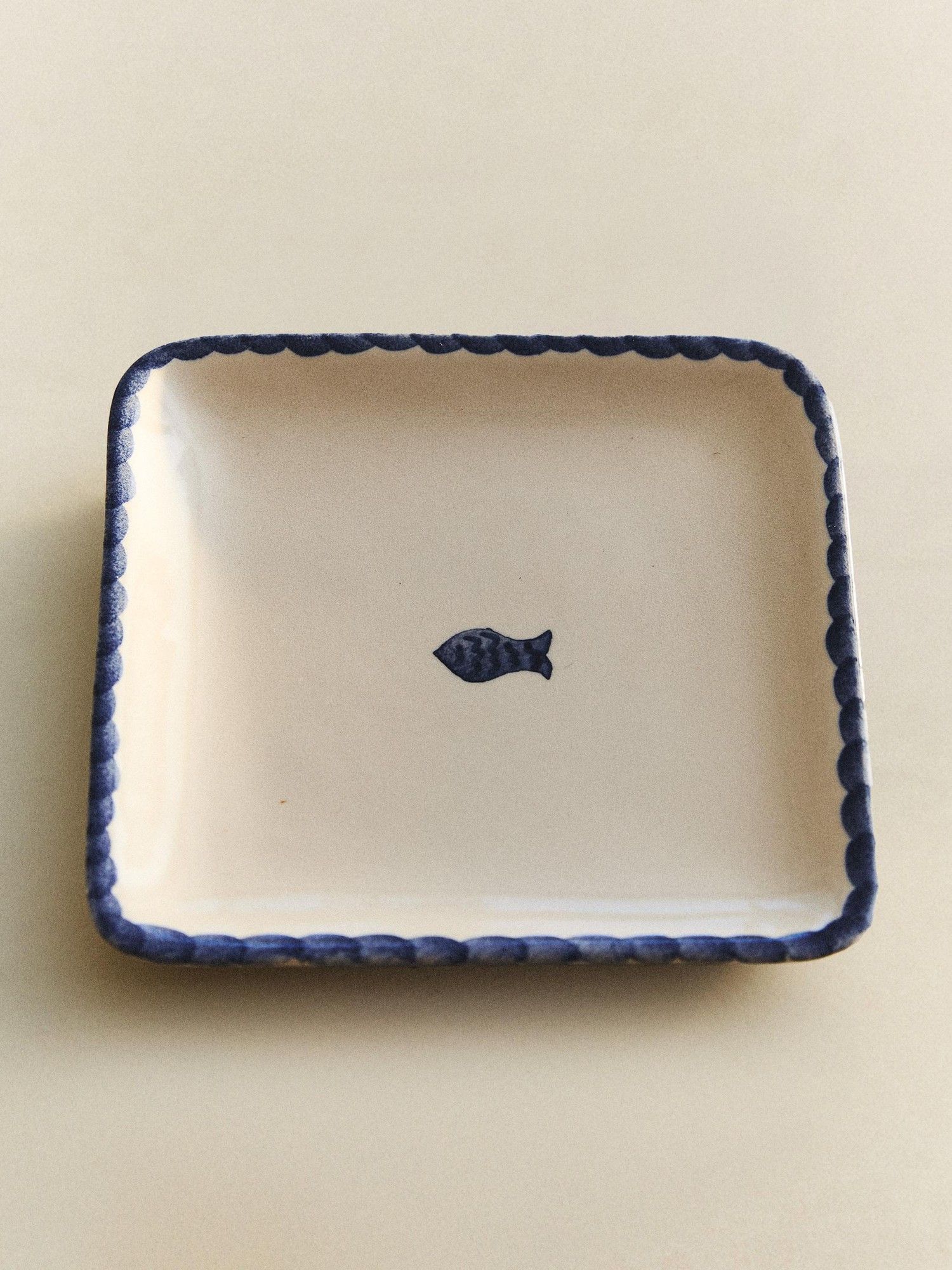 ZARA HOME Мыльница "Fish Ceramic Bathroom Soap Dish"-