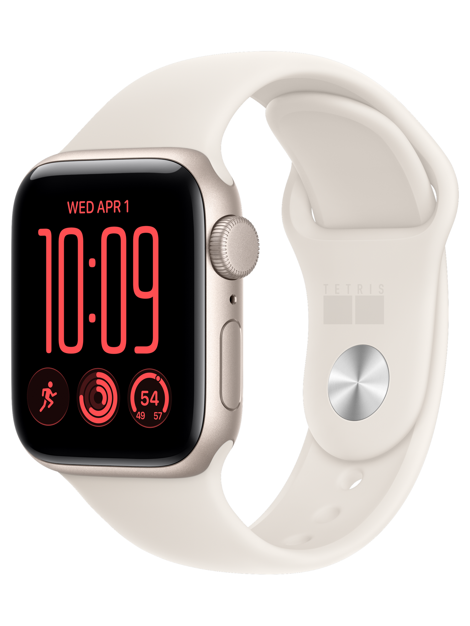 Умные часы Apple Watch SE 3 44 мм, Starlight Aluminum, Starlight Sport Band M/L, GPS
