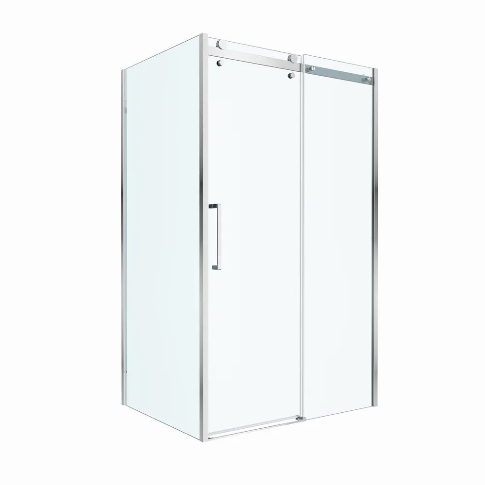 Душевой уголок BelBagno Marino 2 AH-1-110/100-C-Cr без поддона, стеклянный, 110x100, прямоугольный, раздвижной, итальянский