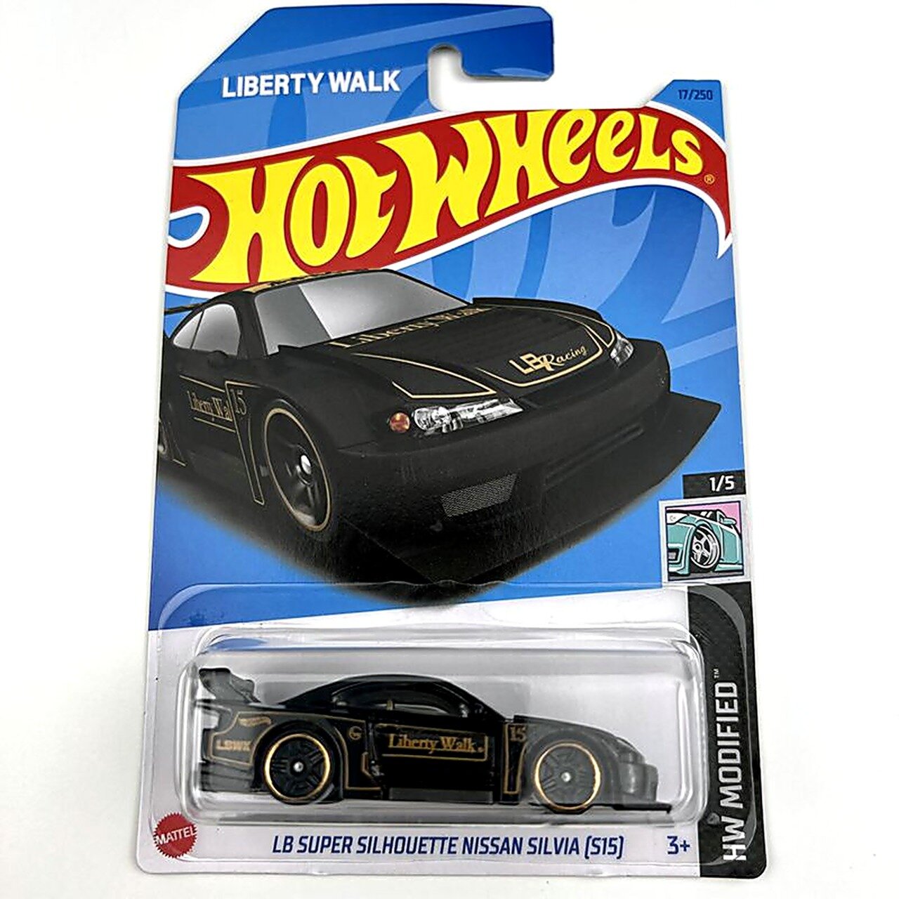 Машинка Hot Wheels коллекционная (оригинал) 2023 LB SUPER SILHOUETTE NISSAN SILVIA S15