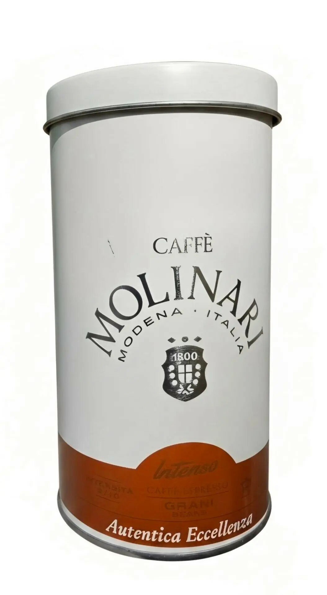 Molinari Intenso кофе в зернах 250 г жестяная банка, Италия (6725)