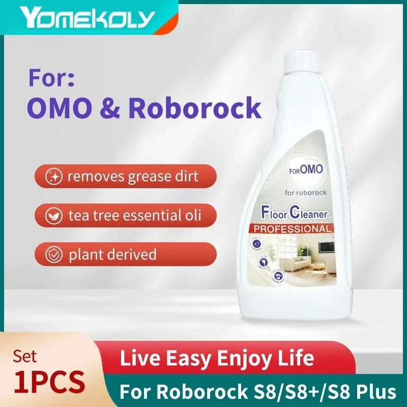 Комплект аксессуаров для робота-пылесоса OMO Xiaom Roborock для Dyad S7 Pro S7 Maxv Ultra S8 Pro Ultra /S8+/Q5 Series/Q7 Series 480 мл