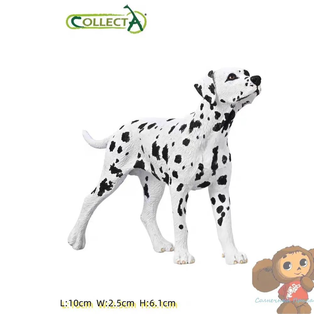 CollectA Далматин (Dalmatian), фигурка собаки, коллекционная модель домашних животных, для детей и коллекционеров
