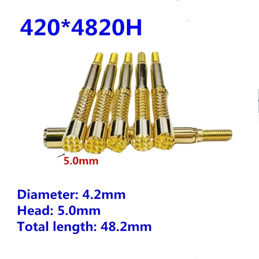 5 шт. Медные высокоточные иглы 420*4820H/A/D/E с резьбой 4,2 мм 420X4820H5.0