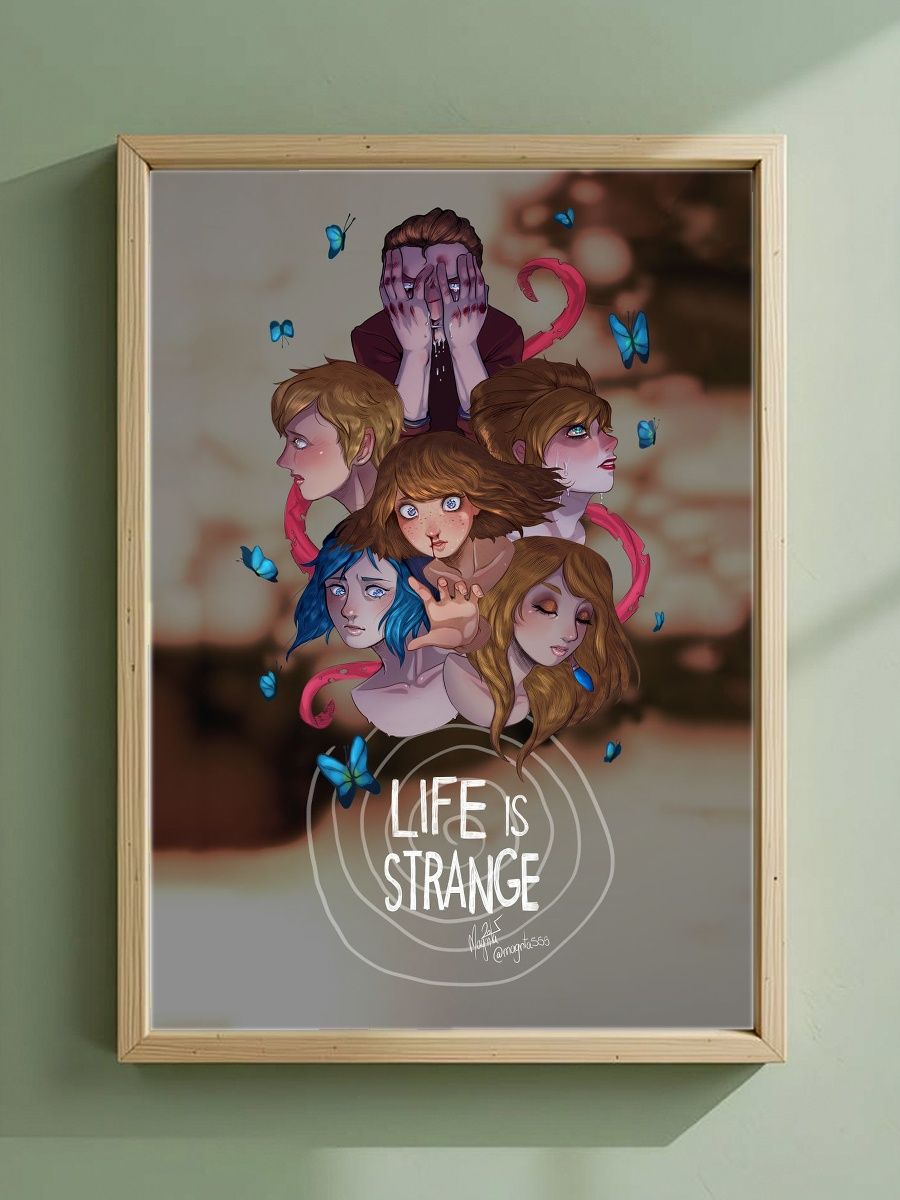Постер, плакат на стену "Life is Strange" 42 см х 29,7 см (А3), Без Рамы