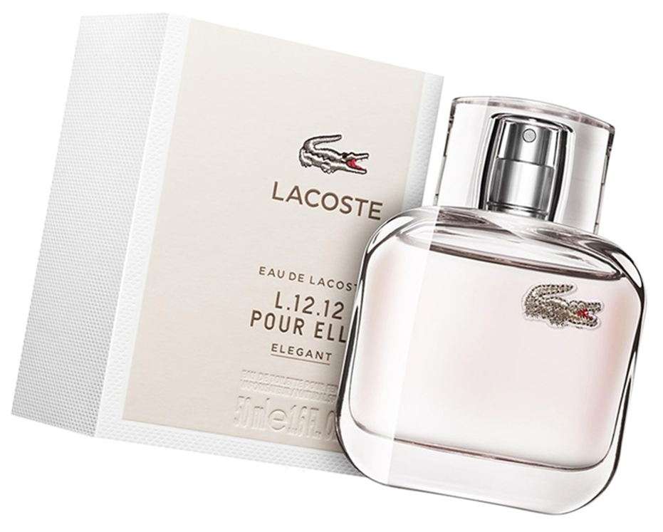 Женская туалетная вода Lacoste Eau De Lacoste L 12 12 Pour Elle Elegant 50 мл - Лакост Элегант