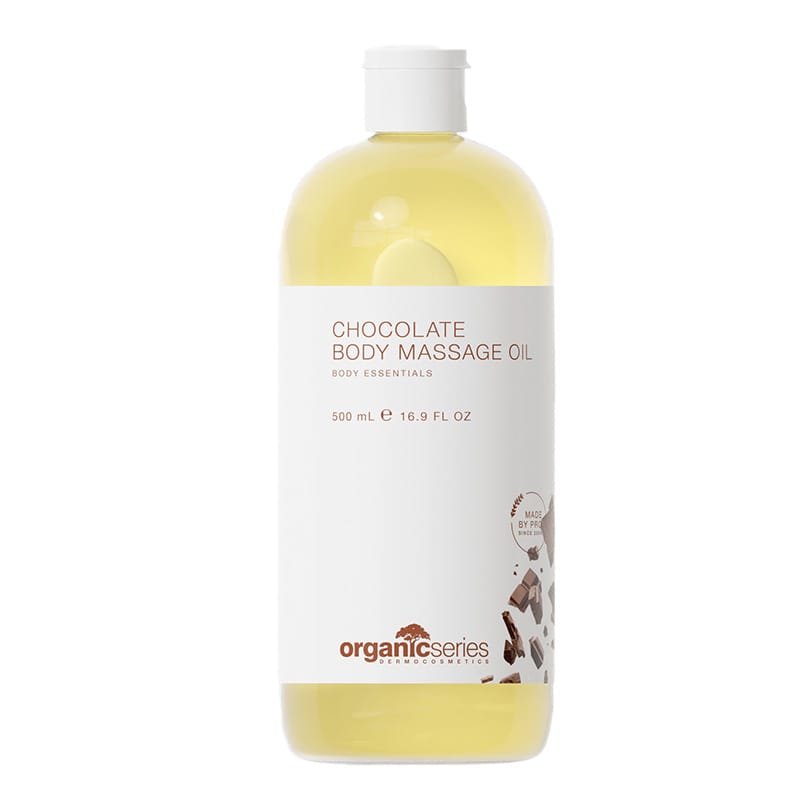 Шоколадное массажное масло для тела Organic Series Chocolate Body Massage Oil, 500 мл
