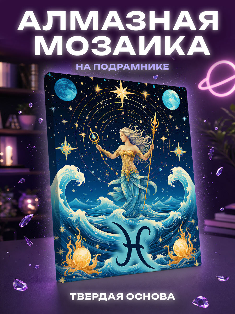 Алмазная мозаика Рыбы