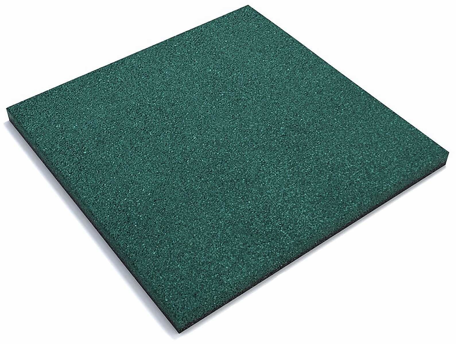 Плитка резиновая 500x500x30 зеленый 0.25 м2