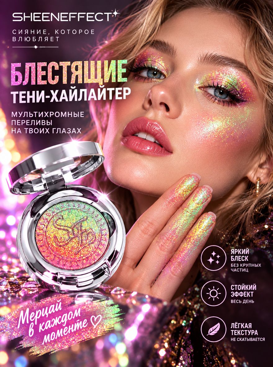 Палитра теней для век SheenEffect Chameleon eyeshadow - Pure Desire