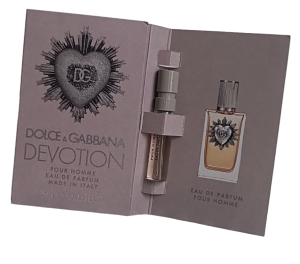 Парфюмерная вода Dolce Gabbana Devotion Pour Homme пробник 1.5 / Дольче Габбана Девотион Пур Хом сэмпл аромата