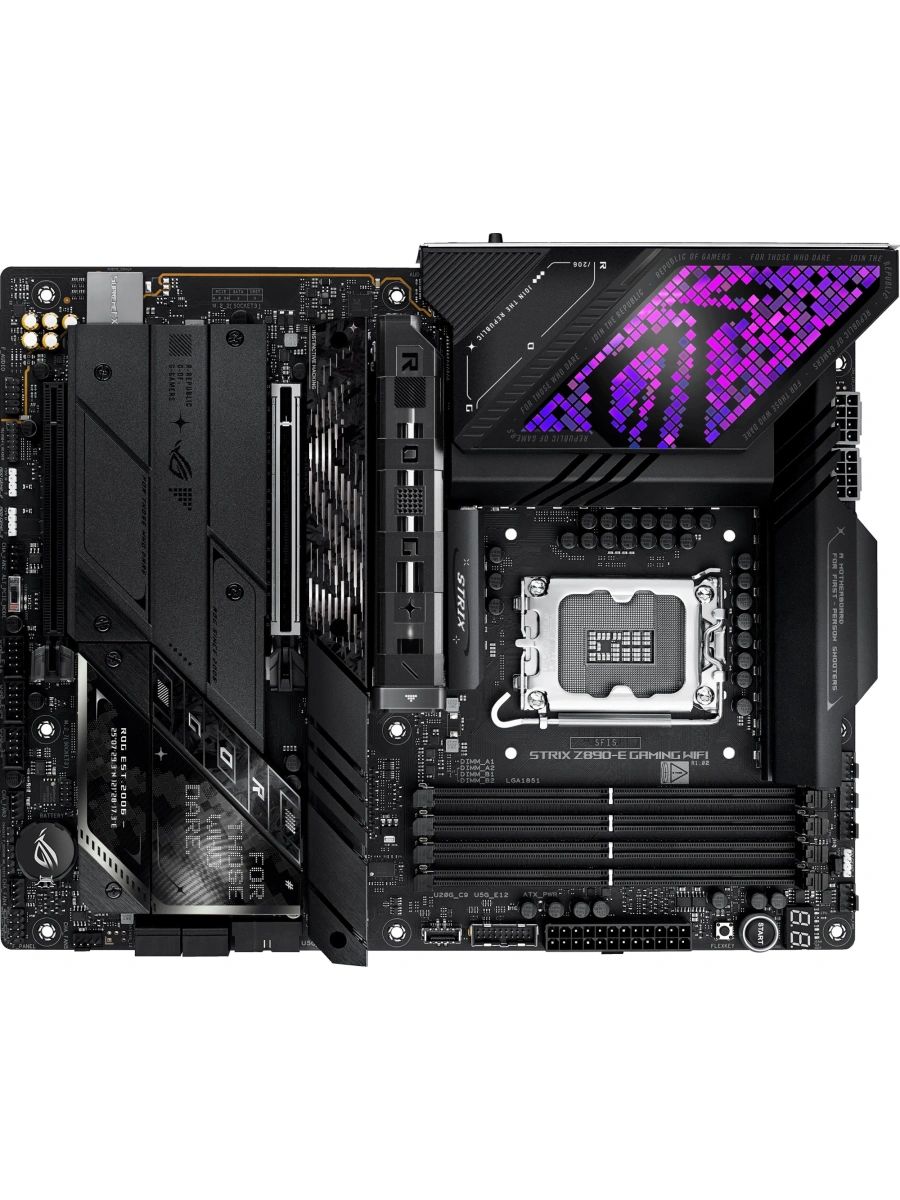 Материнская плата Asus ROG STRIX Z890-E GAMING WIFI Soc-1851 Intel Z890 4xDDR5 ATX AC`97 8ch(7.1) 5Gigabit RAID+HDMI+DP