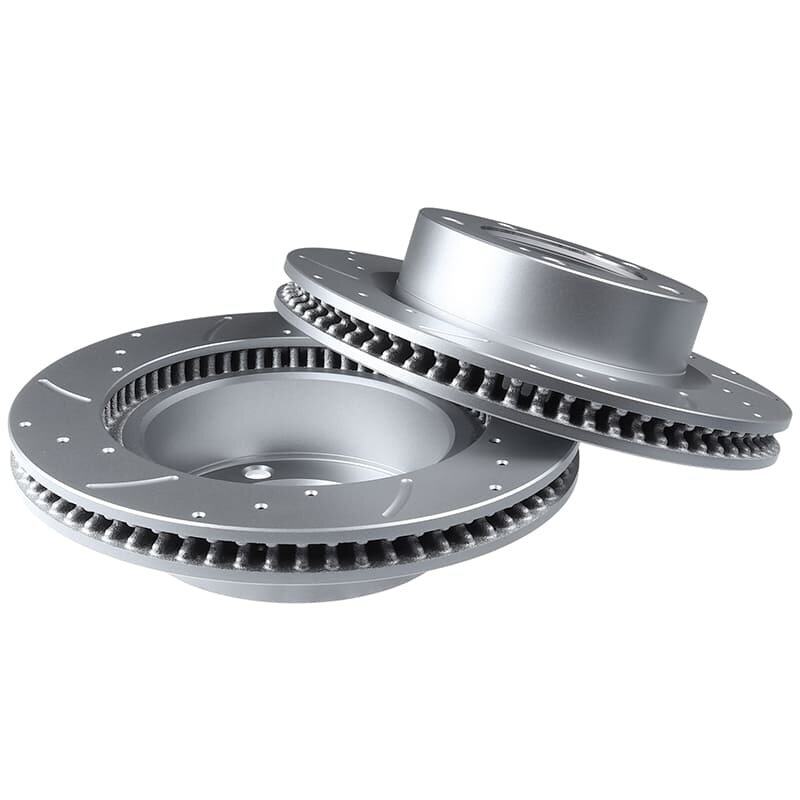 Диск тормозной передний перфорированный SM-43512-60180-SET Sumomoto; OEM 43512-60180; Toyota UZJ200/LX570