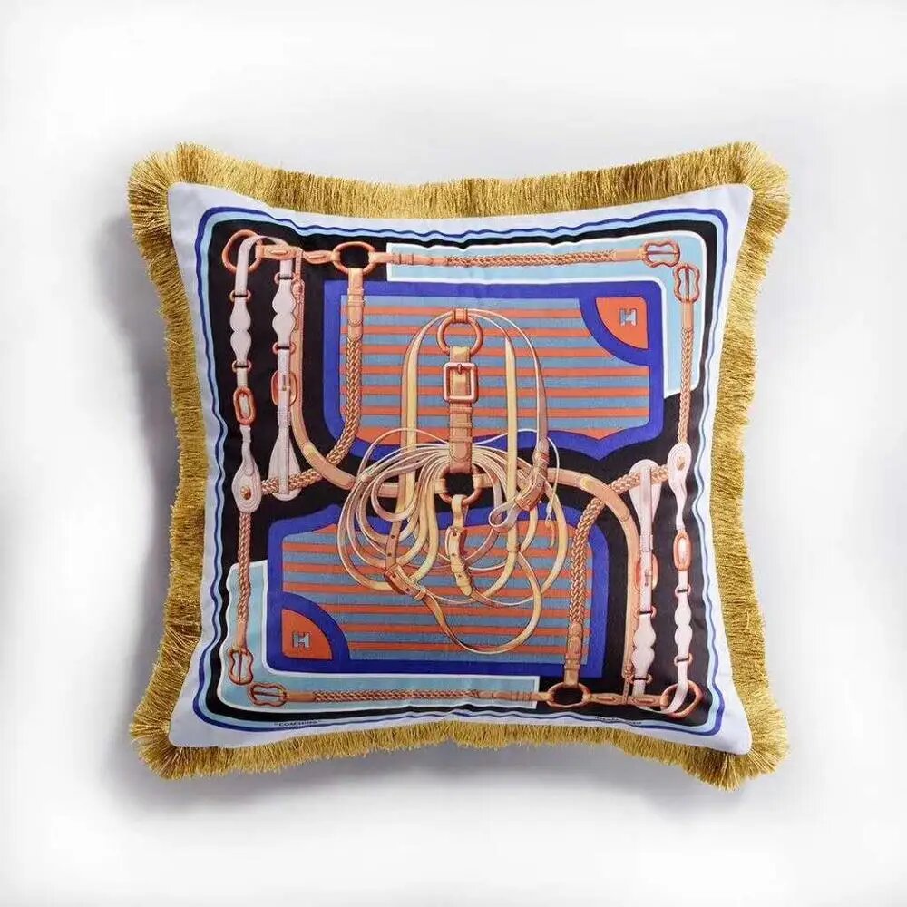 Подушка декоративная 45x45 см, темно-синий, цвет 8