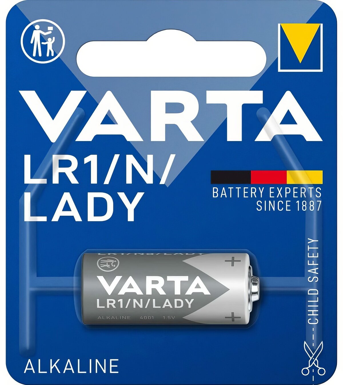 Батарейка Varta ELECTRONICS LR1 N BL1 Alkaline 1.5V (4001) 04001101401
