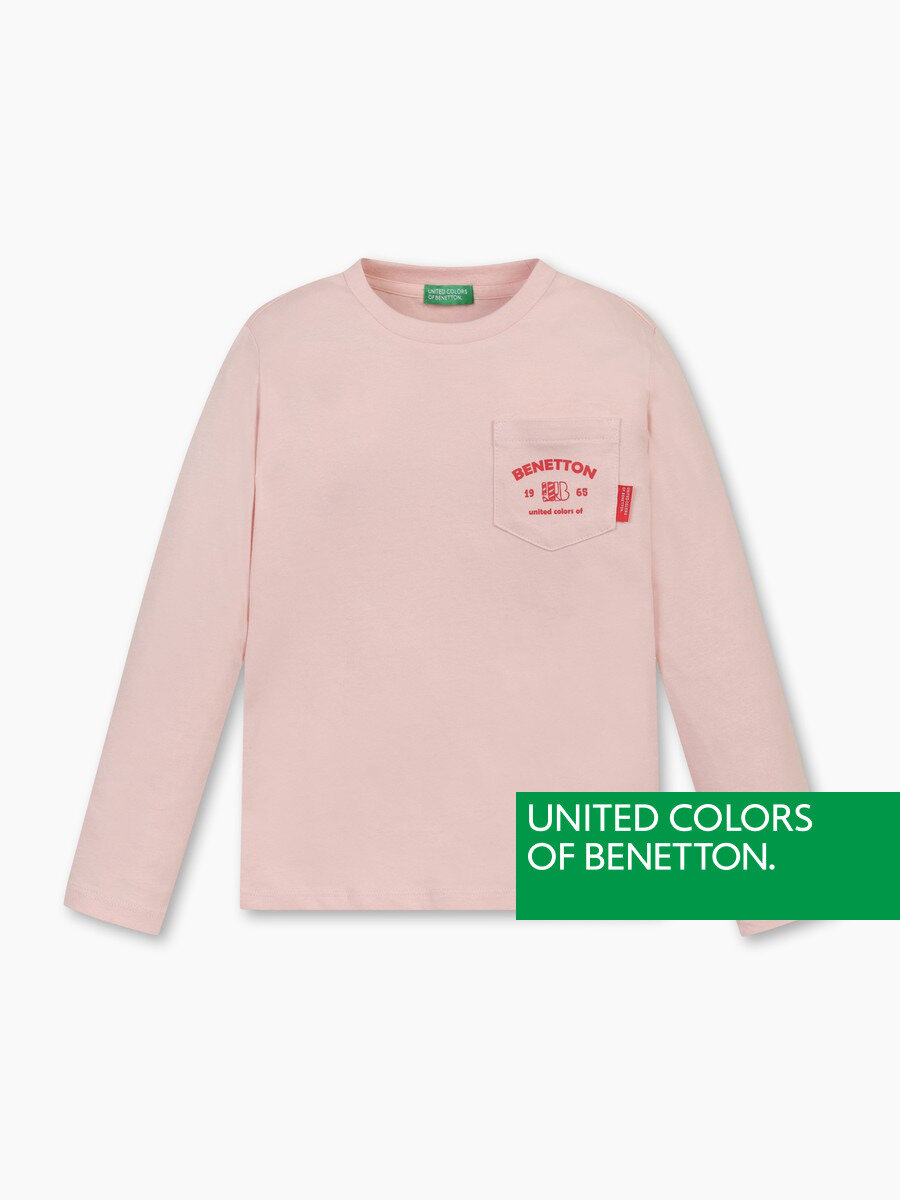 Лонгслив UNITED COLORS OF BENETTON Дизайн из Кореи