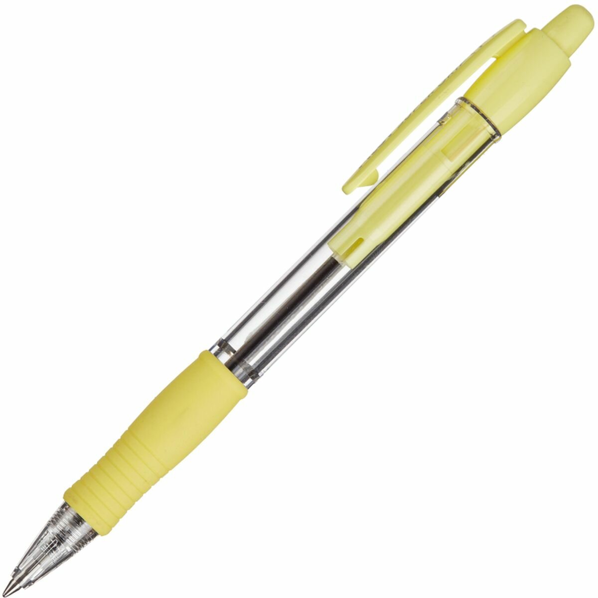 Ручка шариковая автоматическая Pilot Super Grip (0.21мм, синяя, корпус желтый) (BPGP-10R-F Y), 144шт.